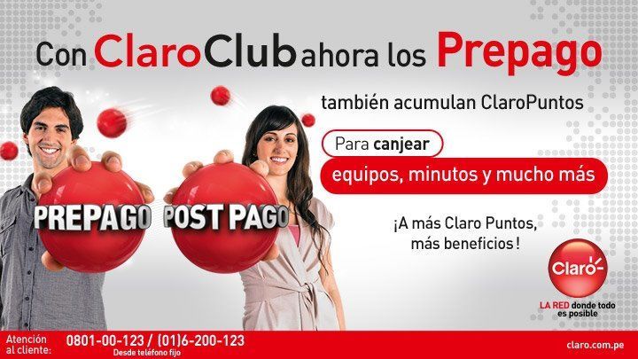 CLARO QUE TIENES MAS: ClaroPuntos en prepago