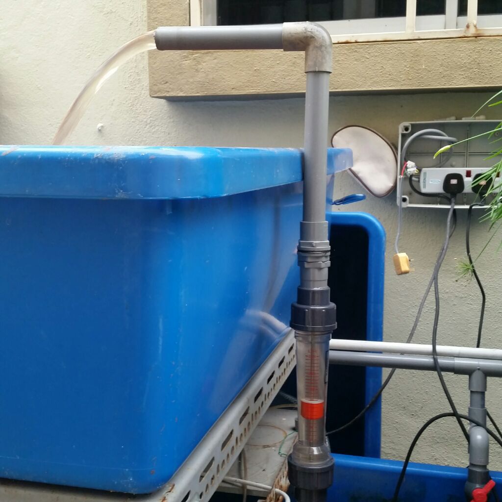 Affnan's Aquaponics: Siphon Operation - Water Range Check