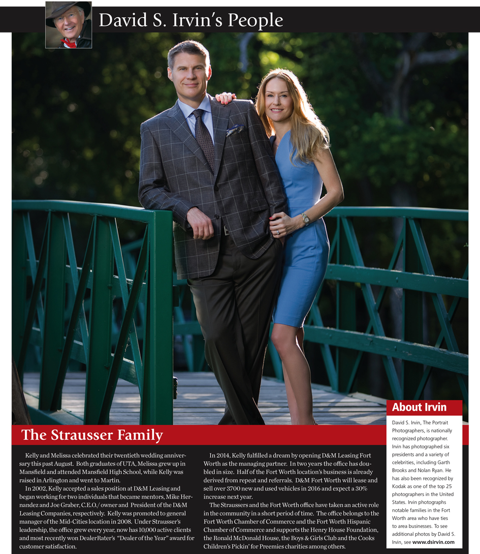 Fort Worth Business Press 2016: The Strausser Family