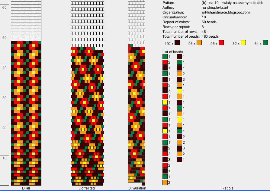handmade4u.art : Schematy bead/ diagrams bead