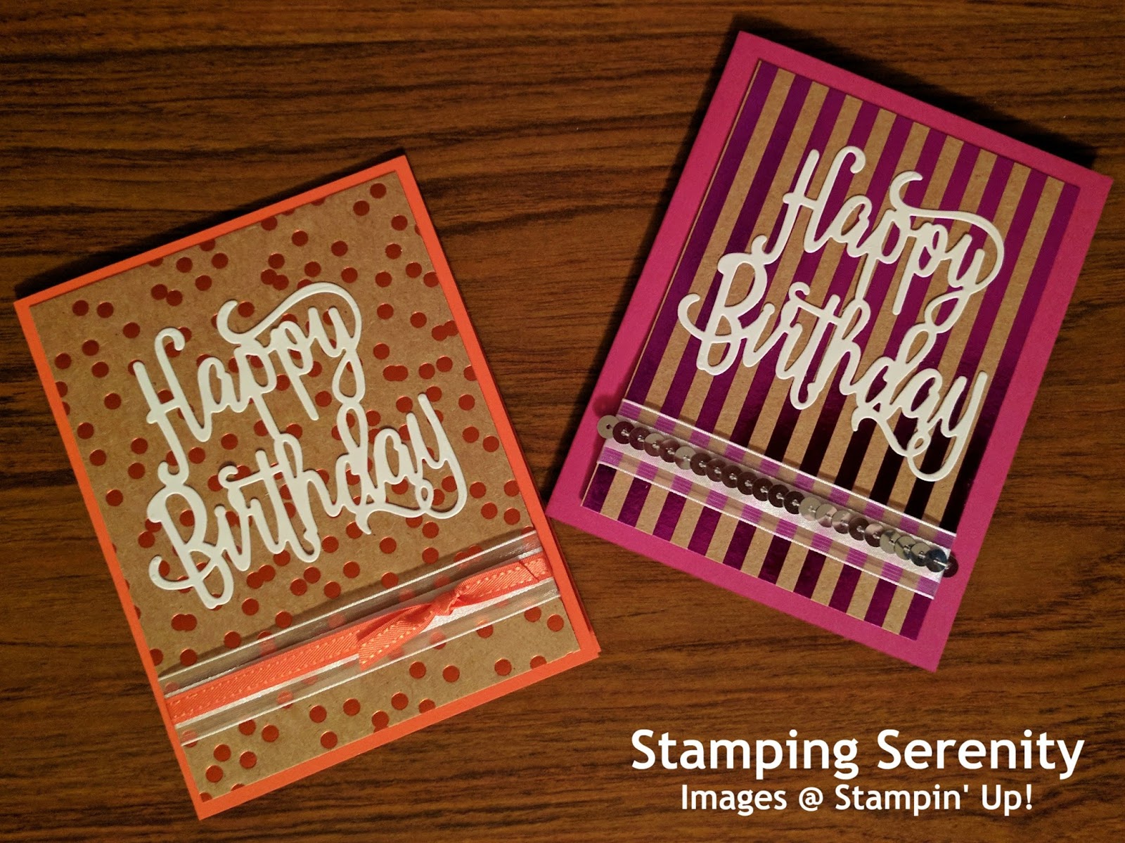 Stamping Serenity: Foil Frenzy Happy Birthday for #ttt013