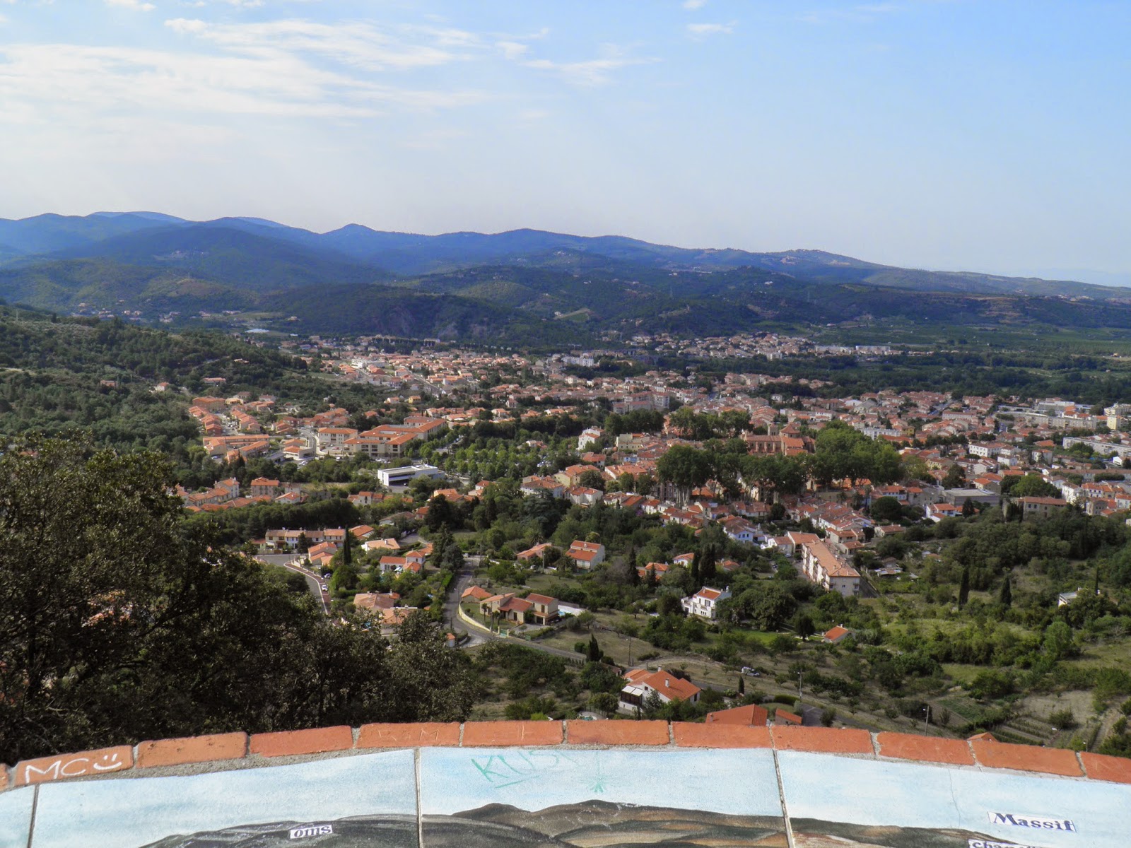 Immersion à Céret: Vue panoramique de Céret
