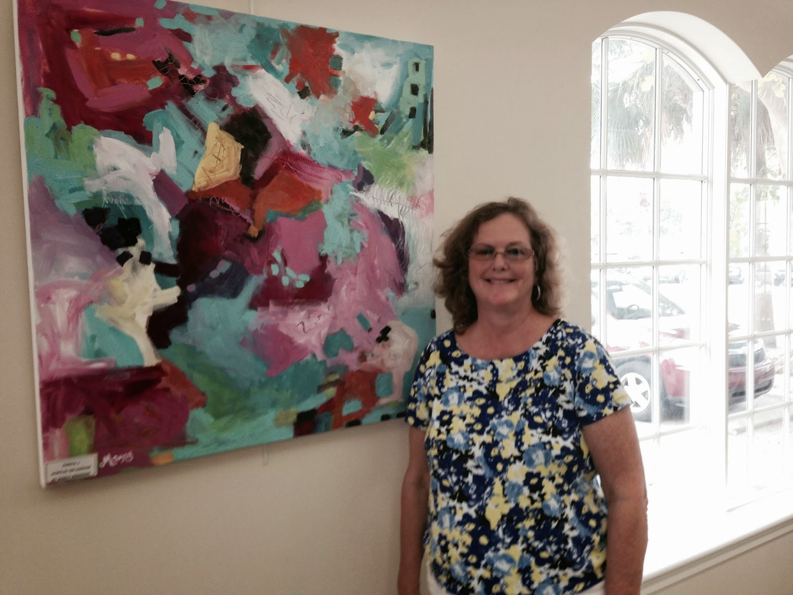 Marcy Brennan Art: Fort Pierce Library Solo Art Show