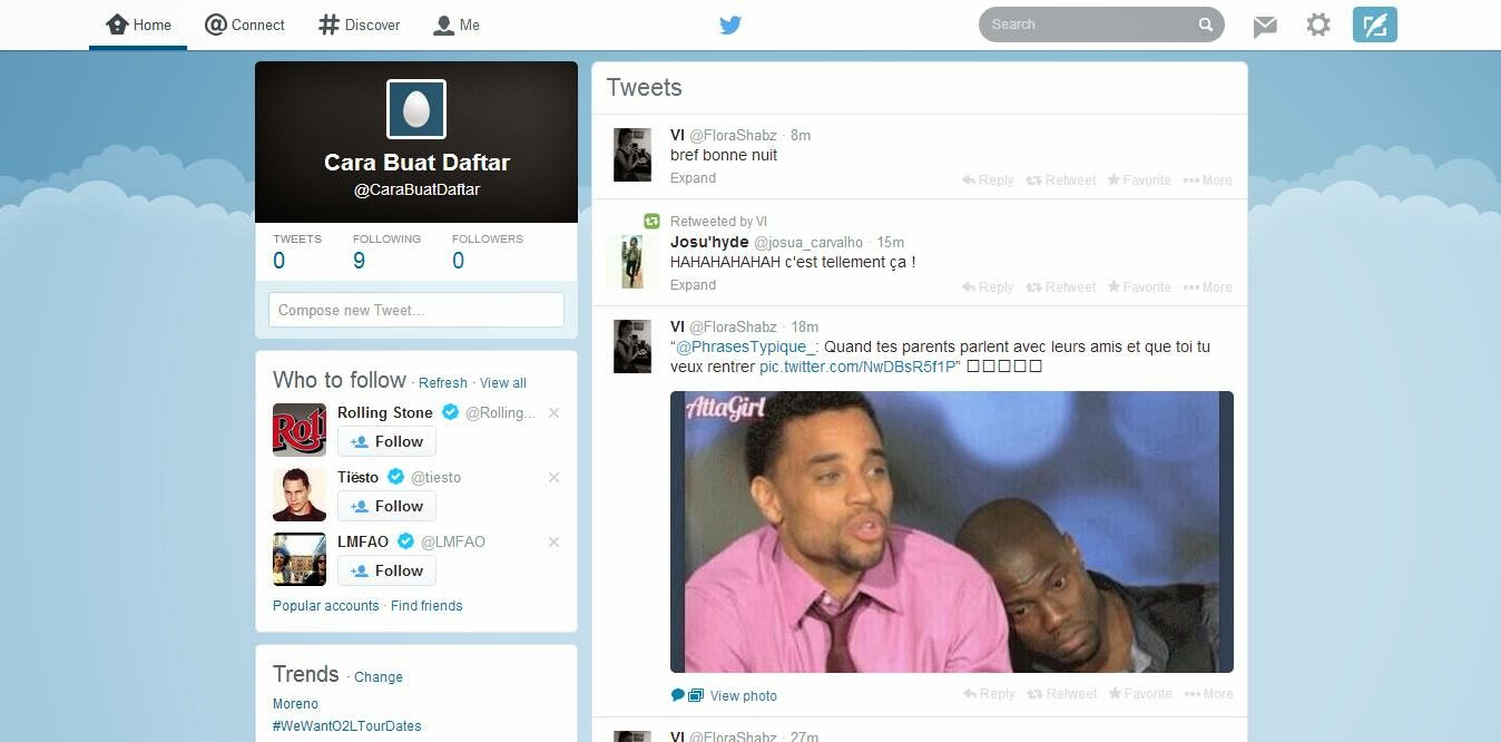 Cara Membuat Twitter dan Daftar Twitter ~ Sumber Informasi Komputer