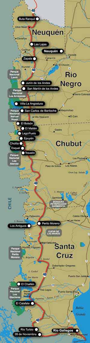 Argentina Viajes y Turismo: La Ruta 40 en la Patagonia | Los ...