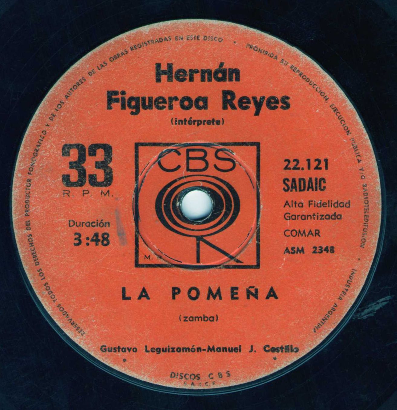 Voces de la Patria Grande: Hernán Figueroa Reyes - CBS Simple 22121