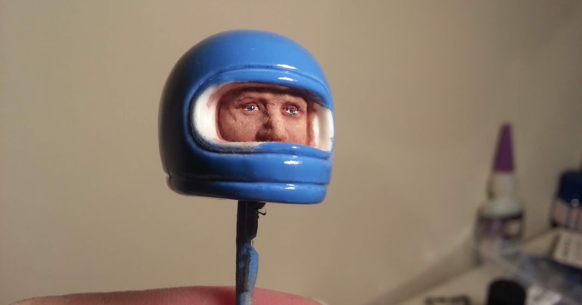 Dave's Model Workshop: Painting another 1/10 scale driver figure