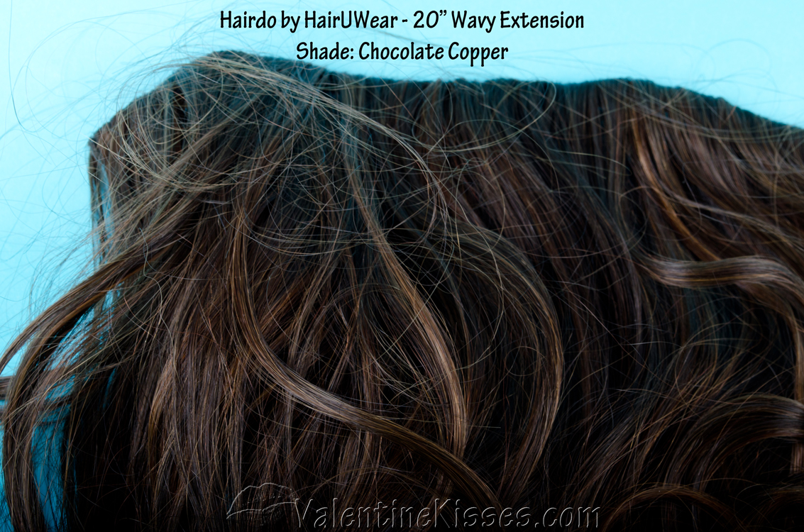 Valentine Kisses: Hairdo by HairUWear 20" Wavy Extension in Chocolate ...