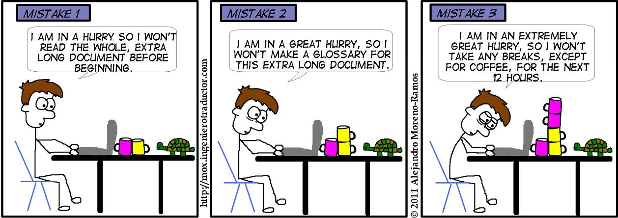 Tips for when you're in a hurry