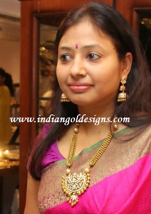 indiangoldesigns.com: gold long haar set