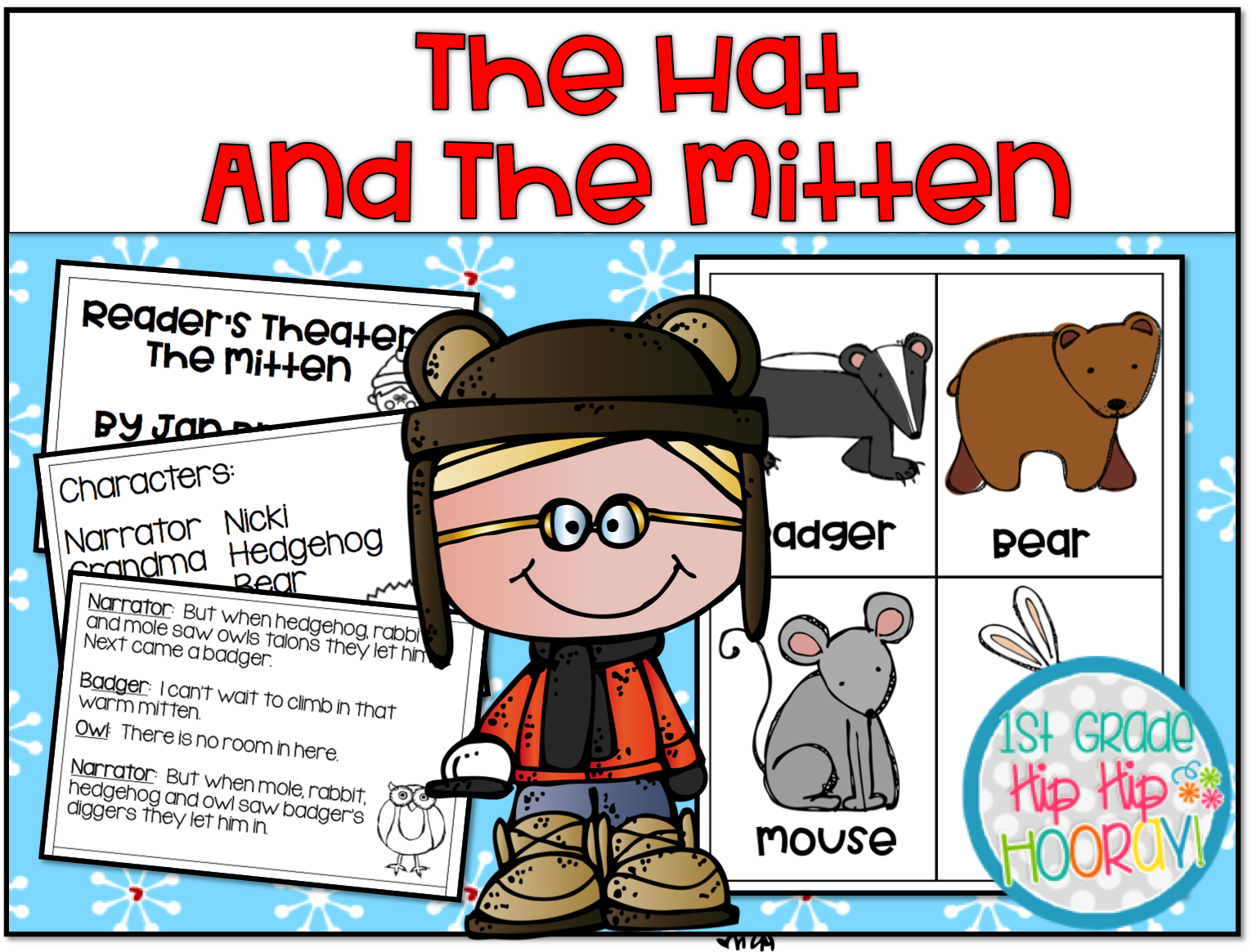 1st Grade Hip Hip Hooray!: The Hat and The Mitten...Jan Brett Favorites!
