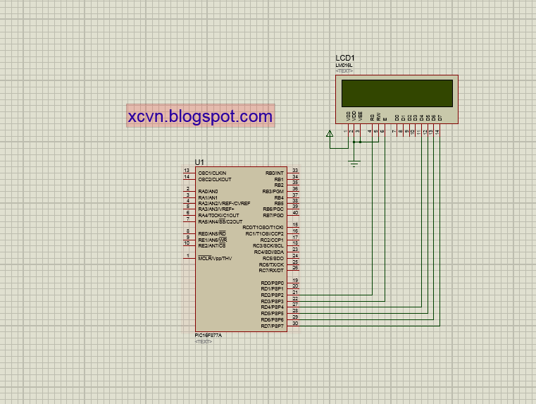 BÀI 15 : GIAO TIẾP VỚI LCD 16X02 PIC16F877A XC8 (P1) - Huỳnh Ngọc Lâm