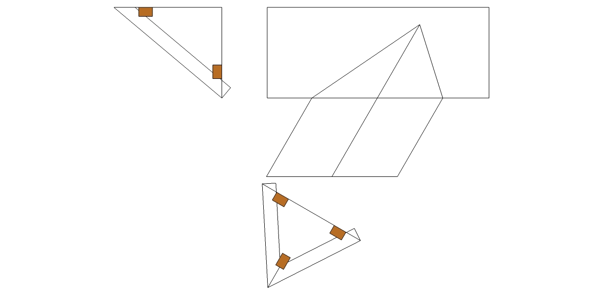Roof Framing Geometry: Valley Sleeper on oblique adjacent roof