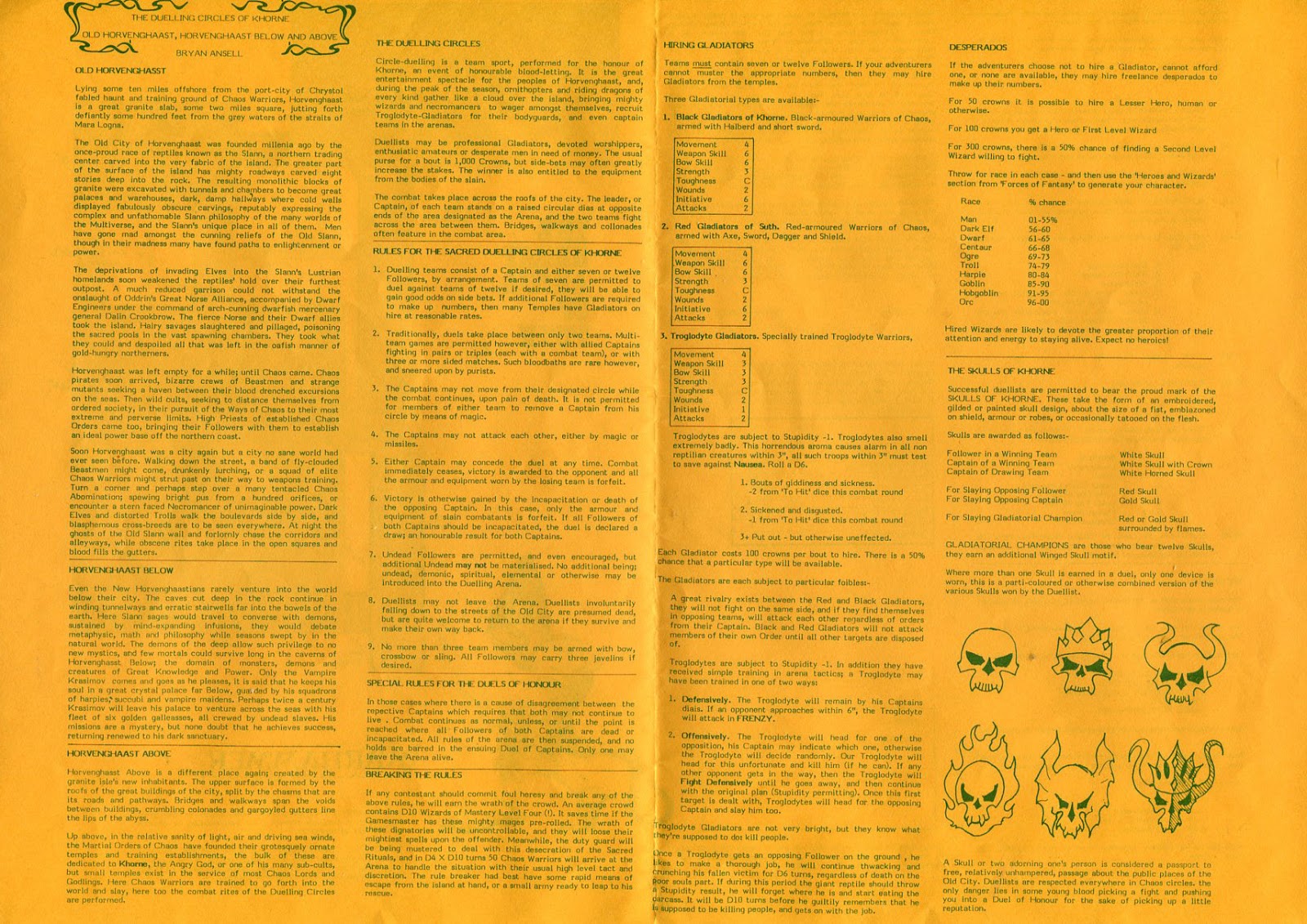 Eldritch Epistles: Citadel box set scenarios: useful Oldhammer inspiration