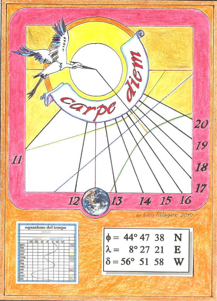 Le meridiane di Nico Palagano: Progetti di meridiane