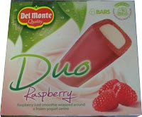 Diets and Calories: Del Monte Duo - Raspberry or Mango Iced Smoothies