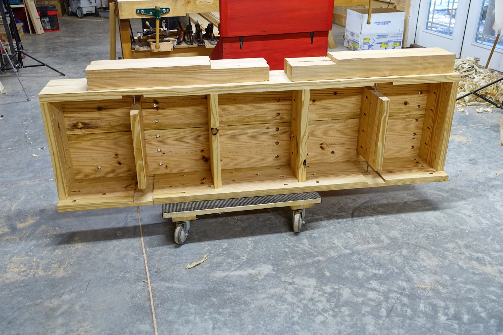 Caleb James Chairmaker Planemaker: The Nicholson Bench With Holdfast Vice