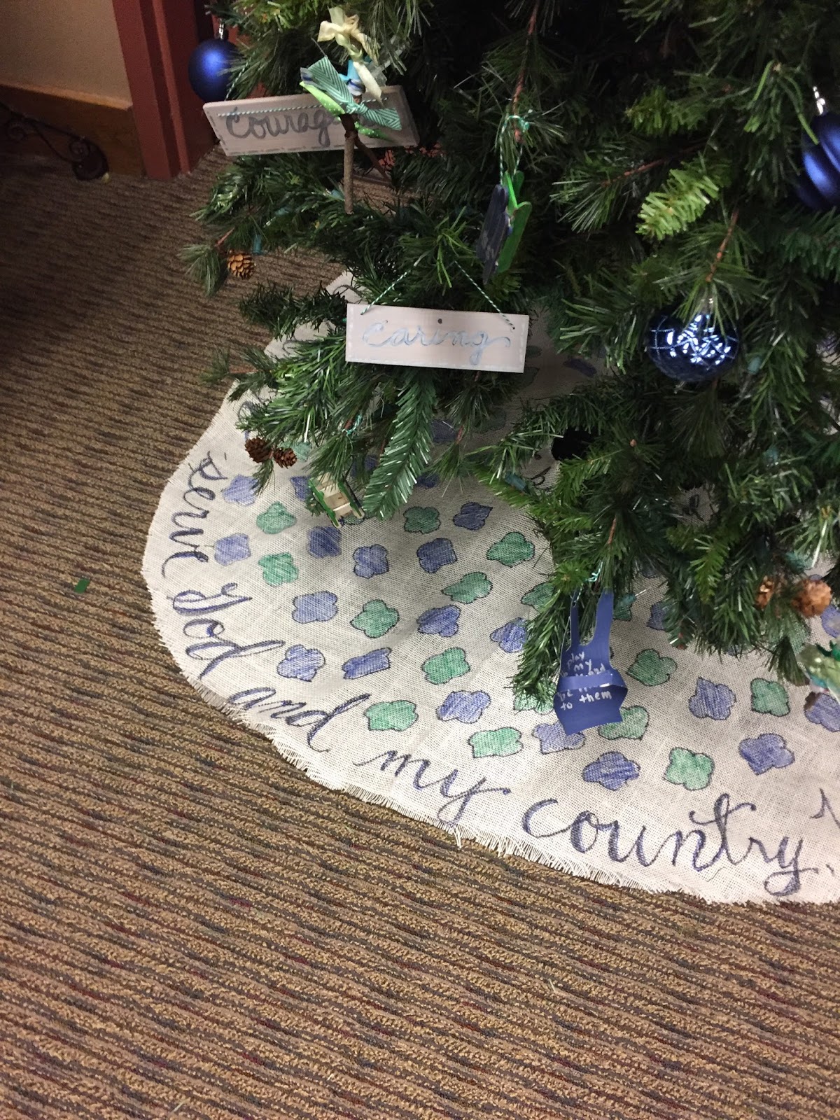 Girl Scout Promise Tree | The Dabbling Crafter