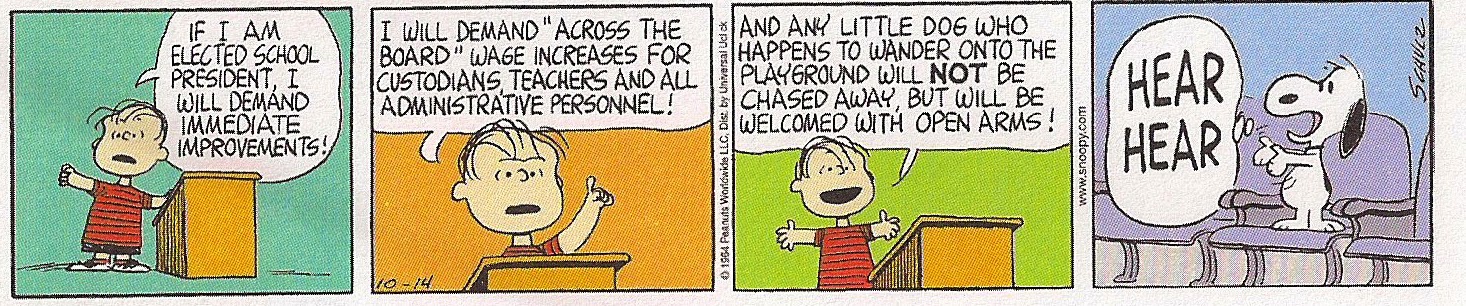 Jason's View from DC: Linus Runs for Class President