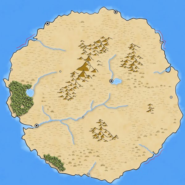 Fantasy Islands Map