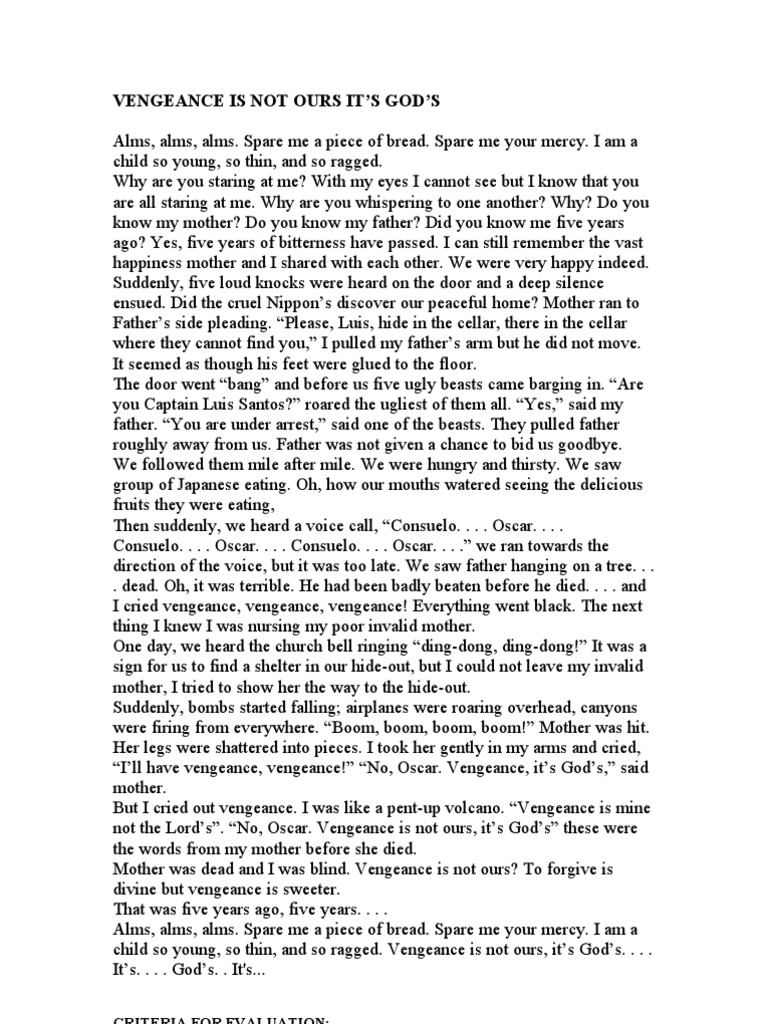 short declamation piece about life - philippin news collections