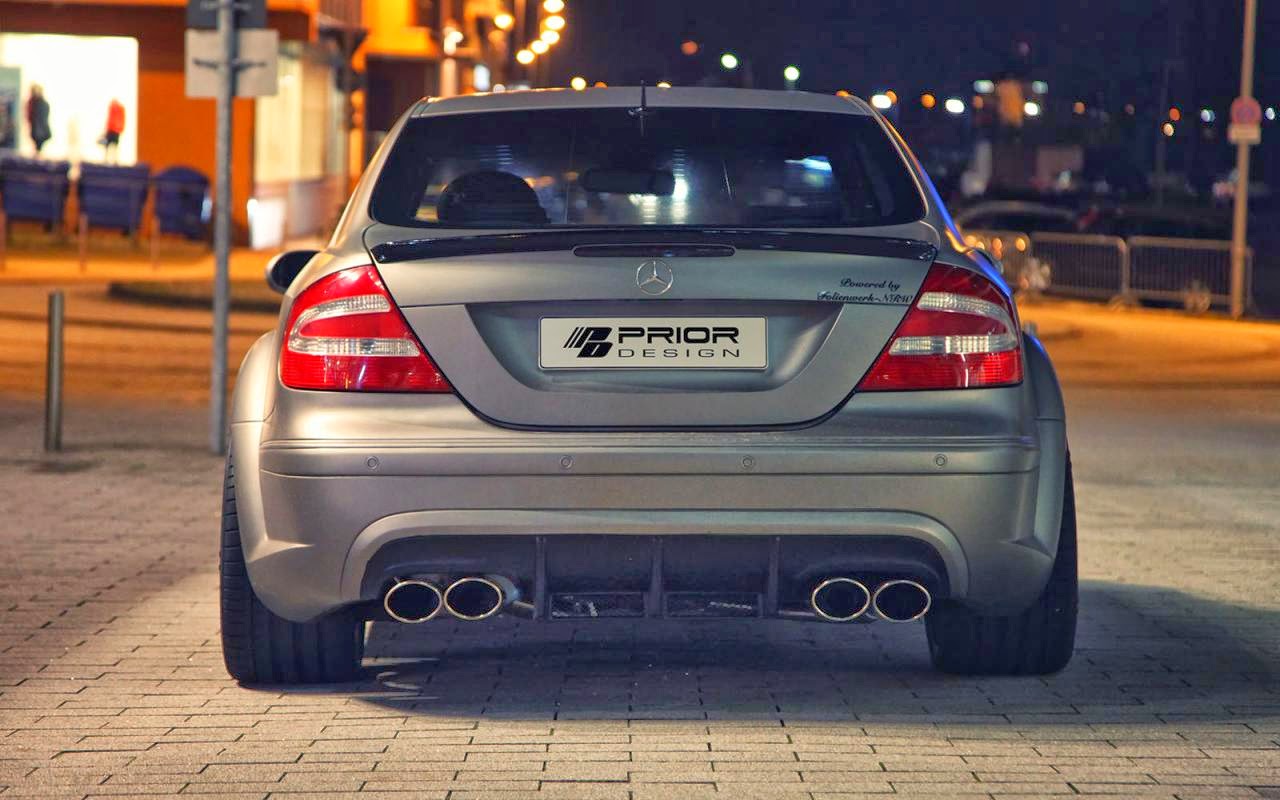 Carsodo: Mercedes CLK with Prior Design Black Series body kit
