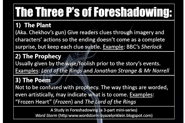Word Storm: A Study in Foreshadowing: Three Methods for Foreshadowing