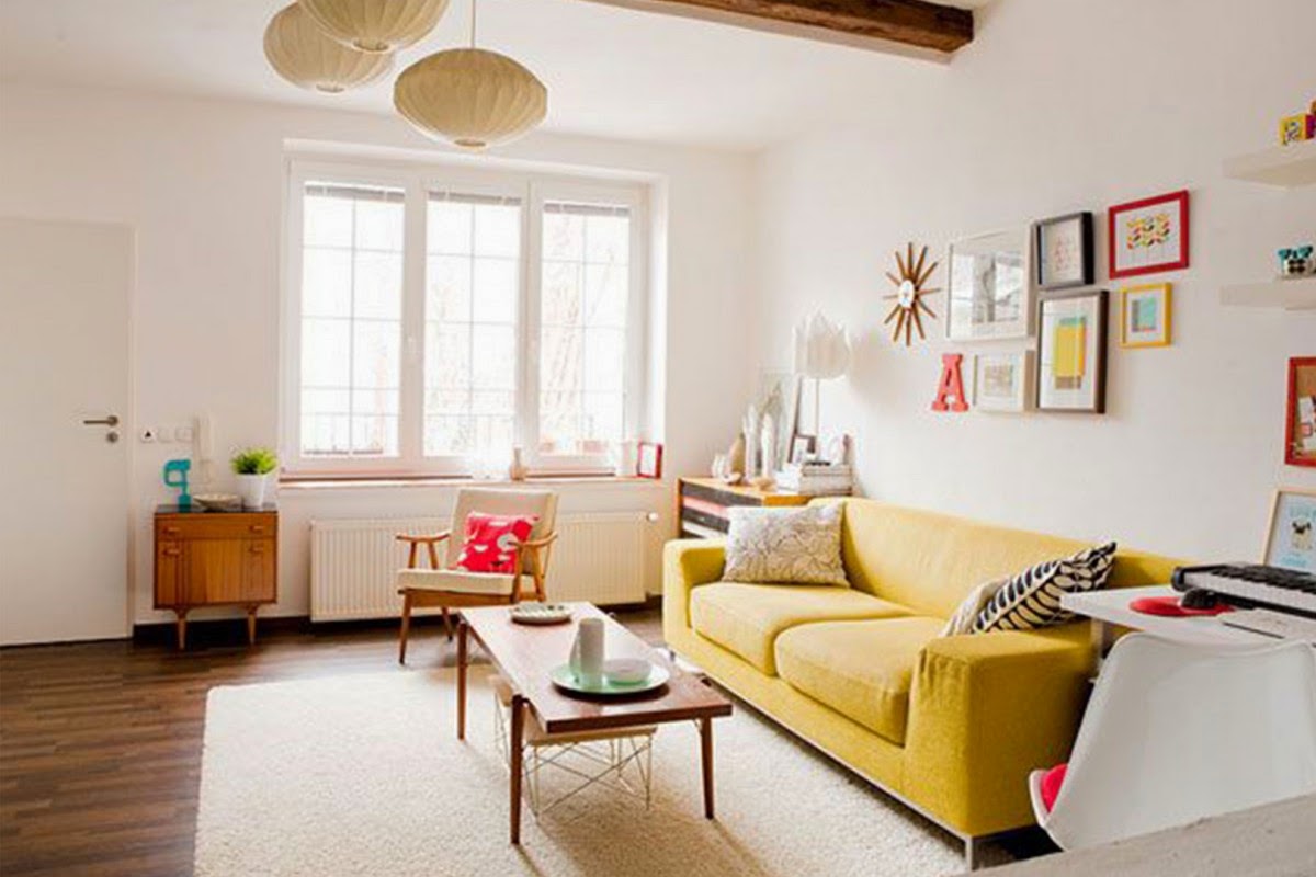 Observa y Decora: Un sofá amarillo