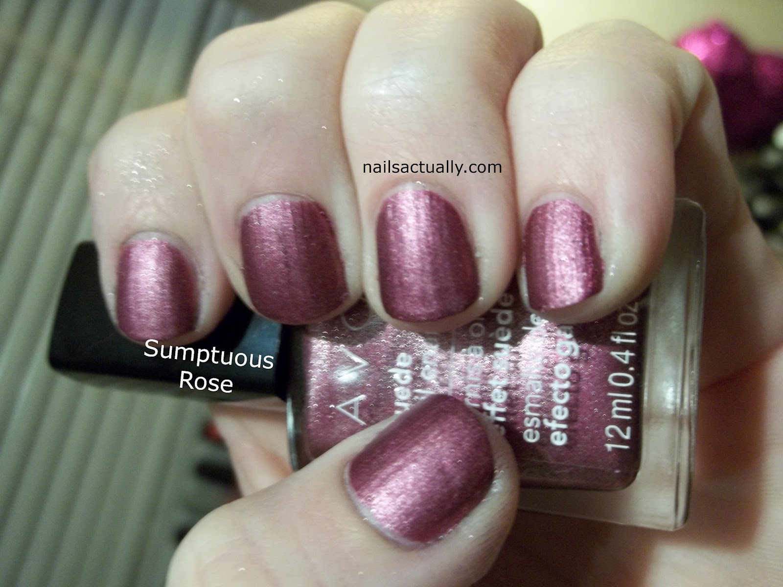 Nails Actually: Avon Suede Polishes and Suede Braid Nail Art
