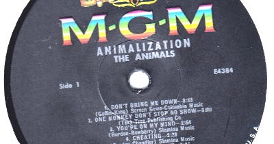 MONOLOVER: THE ANIMALS/ANIMALIZATION E-4384 (-66) US MONO