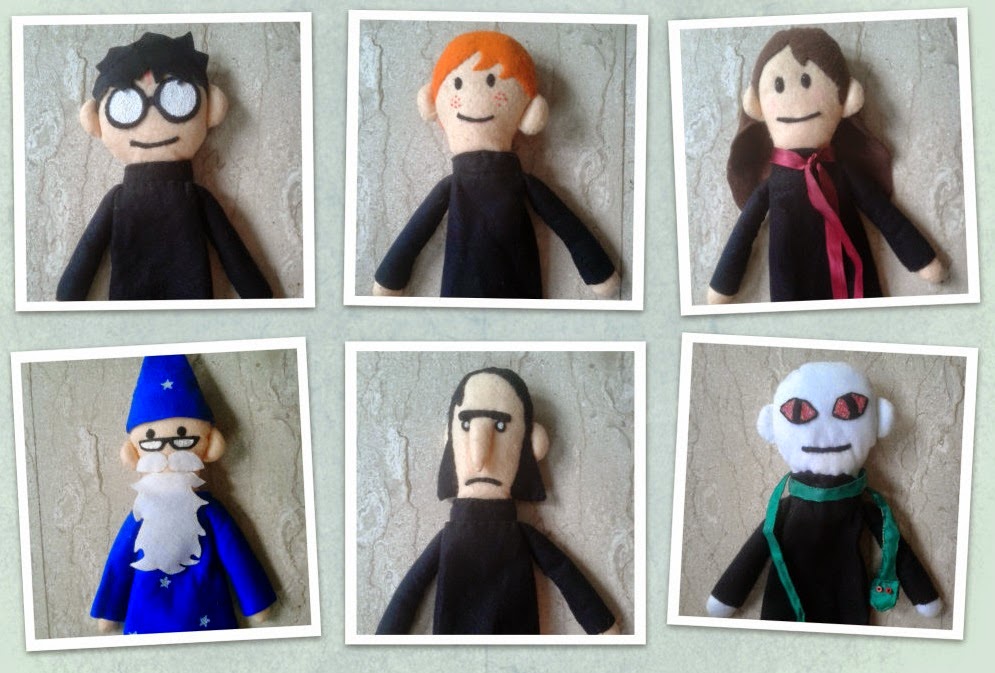 The Crafty Porpupine: DIY Project: Harry Potter Puppet Pals