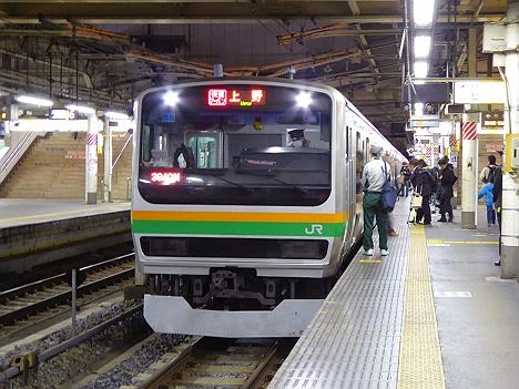 レール7～切符補充券珍行先～: 消滅する！高崎線E231系の側面行先の全て(上野東京ライン開業に伴うROM更新前)