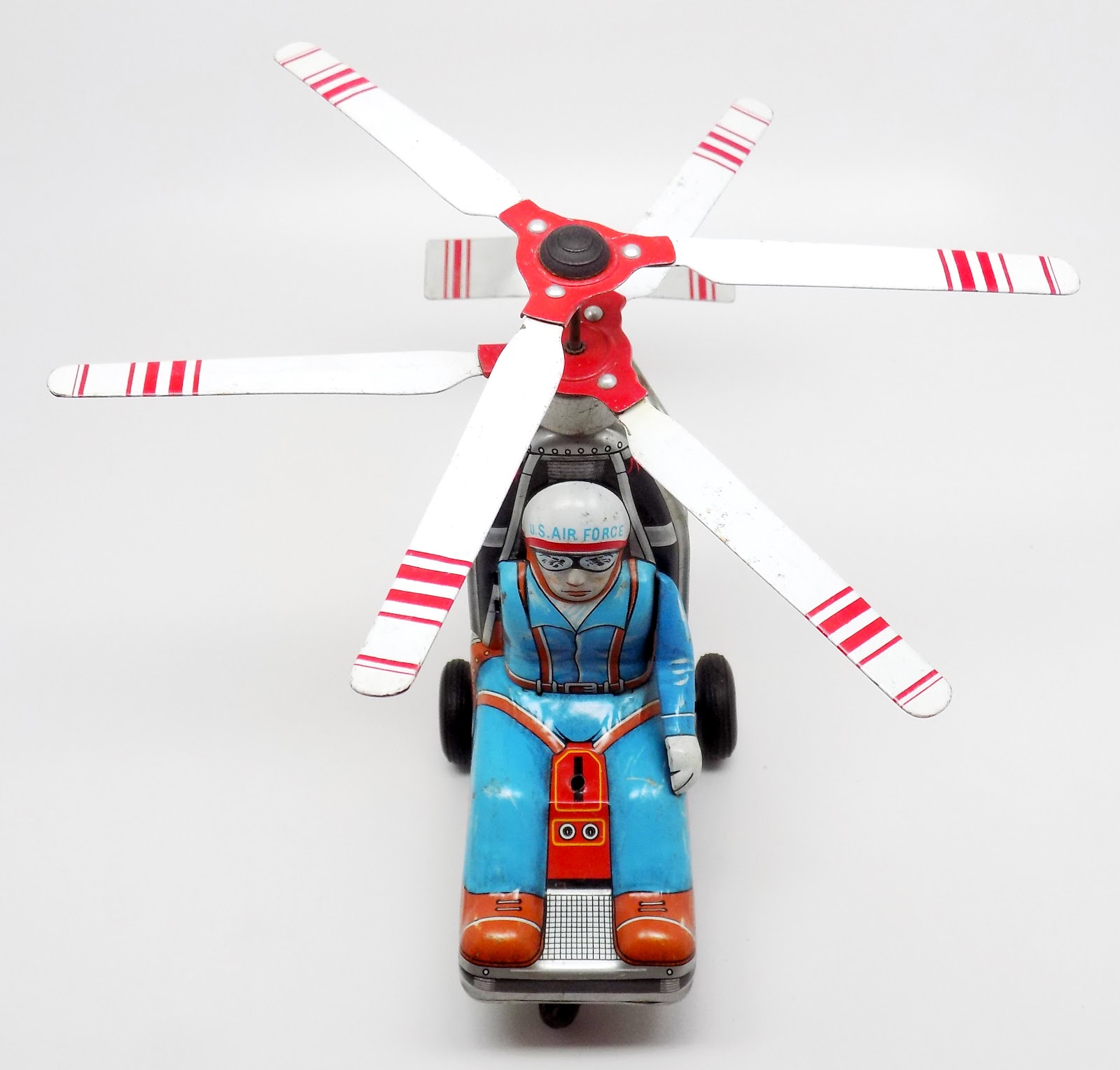 Toys and Stuff: Japan - Haji USAF Gyrodyne XRON-1 Rotorcycle