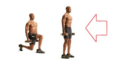 Como Ganar Masa Muscular En Los Muslos - Ejercicio Cuadriceps Zancadas ...