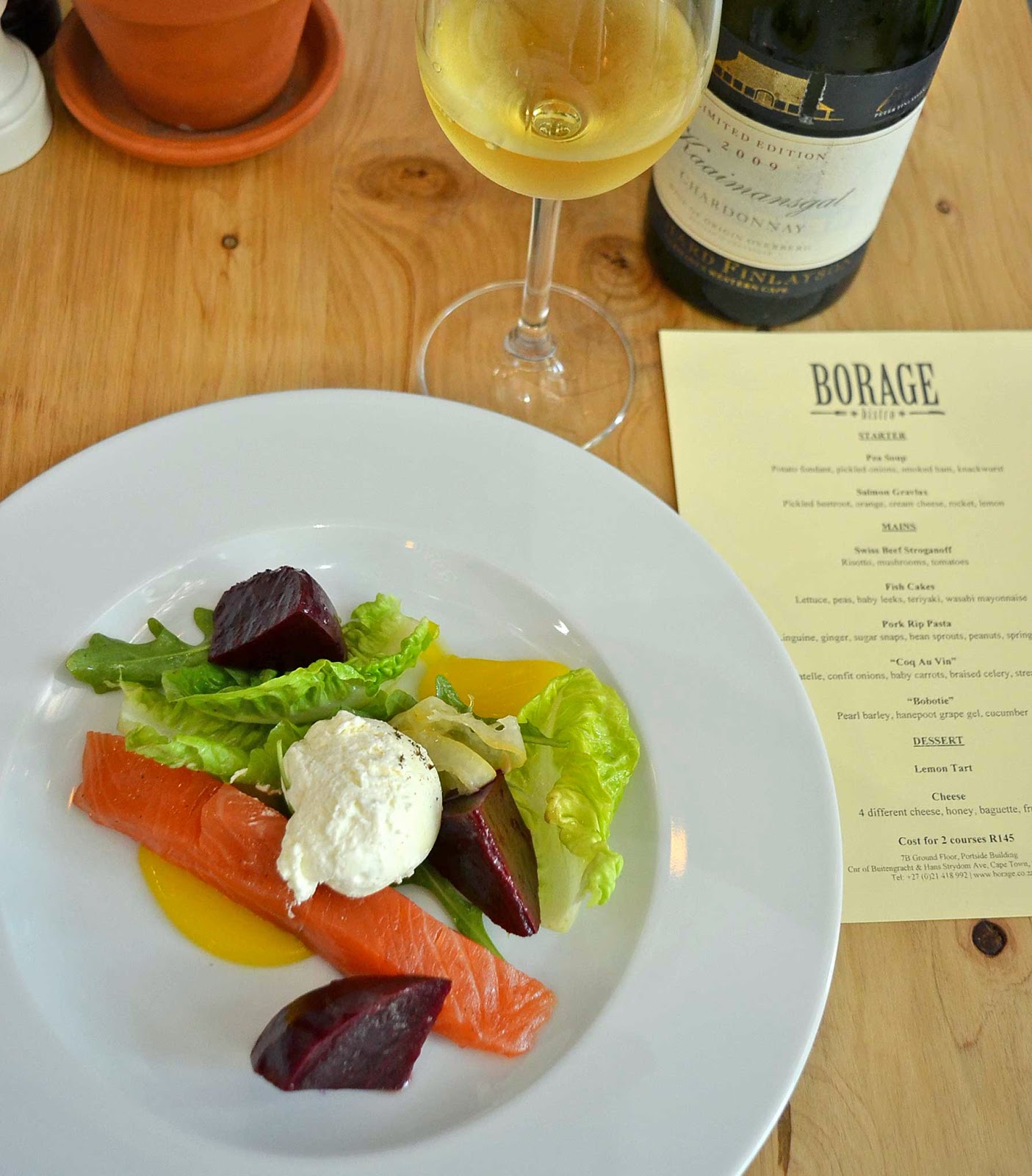 .: Lunch at Borage