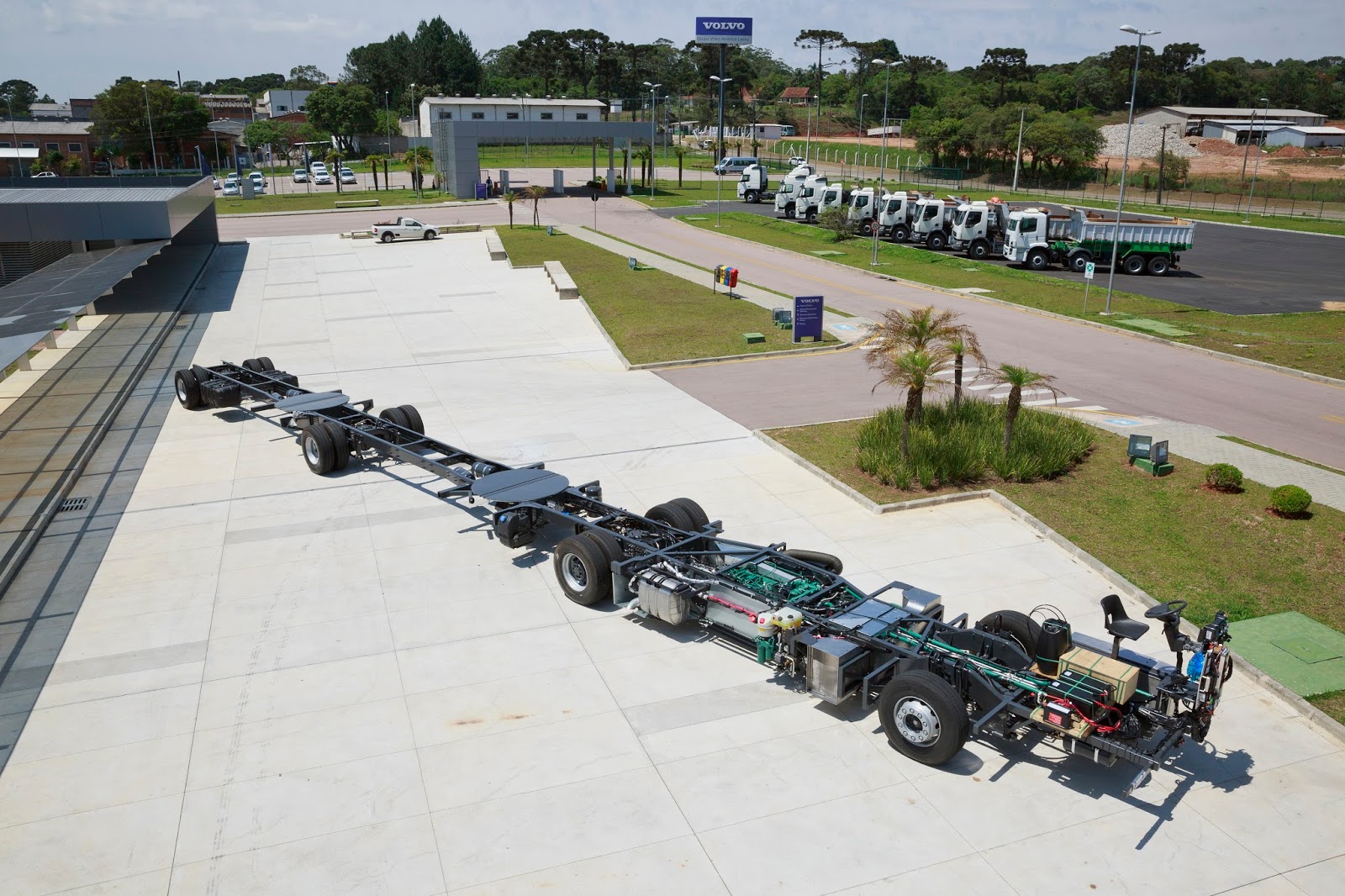 Volvo lanza el chasis para buses urbanos mas largo del mundo