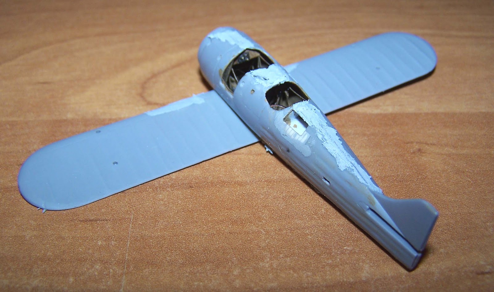 Modele z Szachownicą: PWS 16 bis (luty 2009, Lotnictwo II RP # 1)