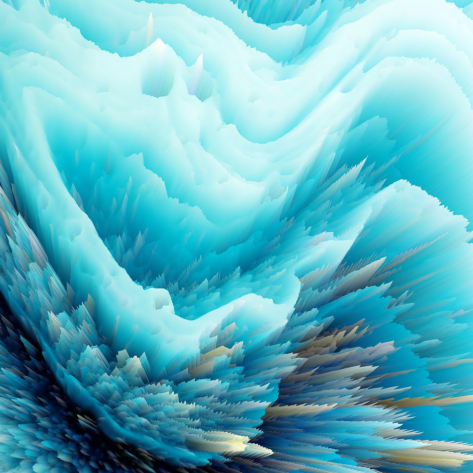 Abstract, Blue, Wave, Background, 4K, 3840x2160, #7 Wallpaper PC Desktop