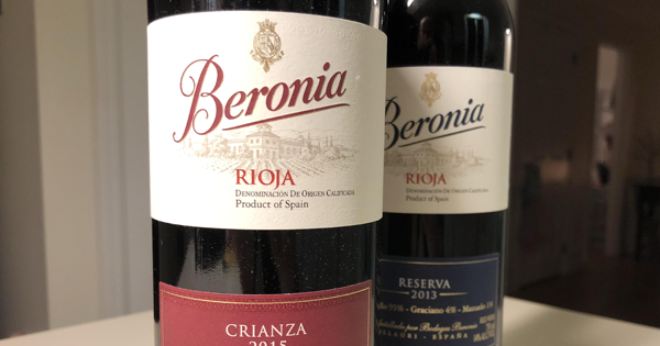 Wine Re-Review: Beronia Rioja Crianza 2015 ~ The Wine Stalker