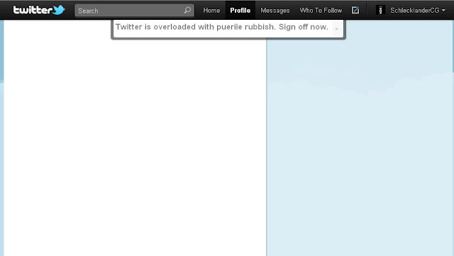 The Daily Musette: Oh no! I broke Twitter!