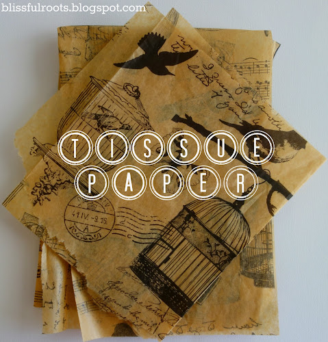 BLISSFUL ROOTS: Turn Napkins Into Scrapbook Paper {Tutorial}