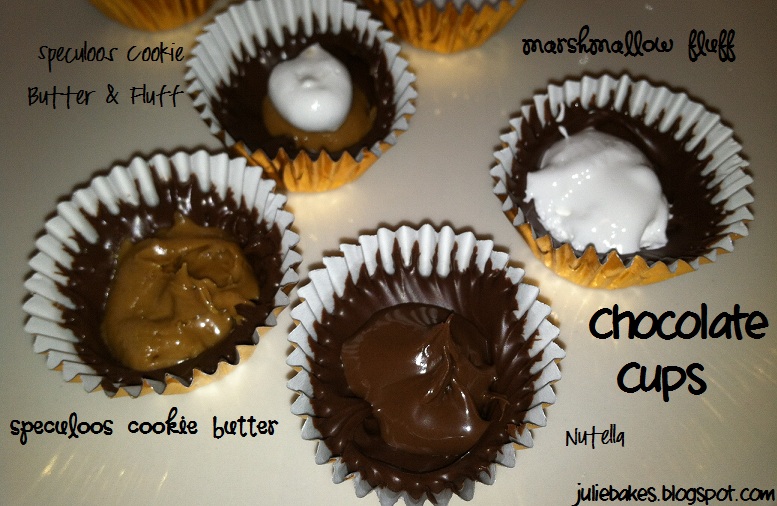 Julie Bakes: Chocolate cups