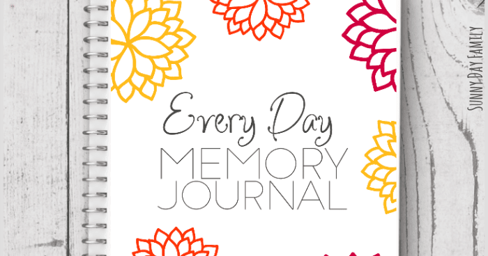 Every Day Memory Journal | Sunny Day Family