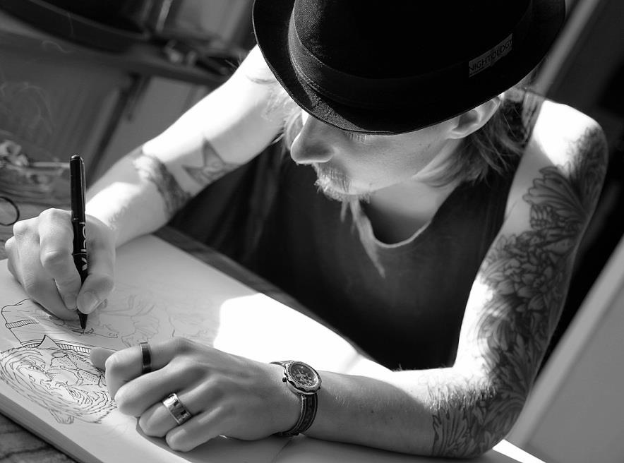 Jamie Chinnery Design: Jack Peppiette - Artist, Apprentice Tattooist