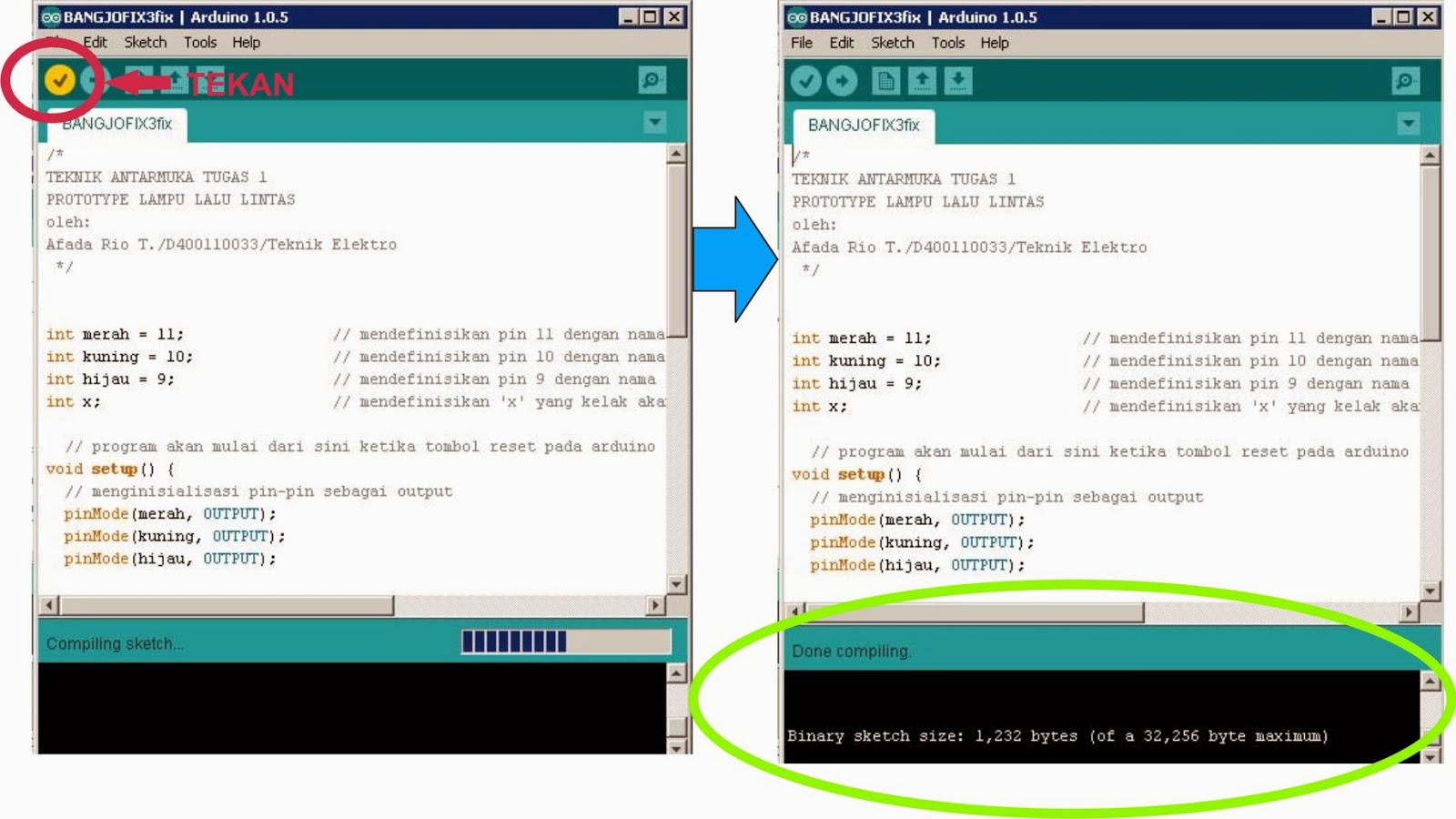 Cara Membuat Lampu Merah Menggunakan Arduino | Arduino Ach