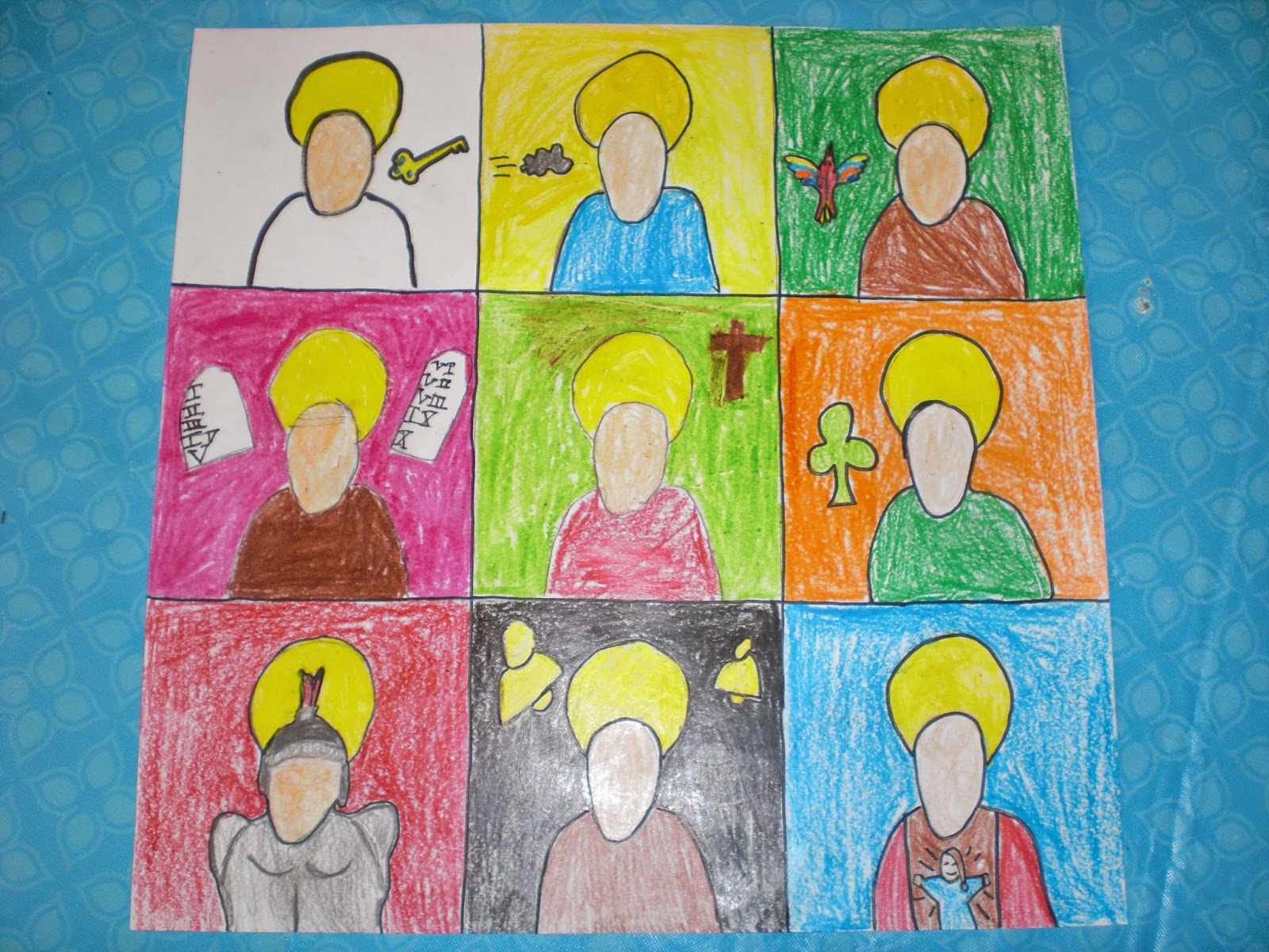 Look to Him and be Radiant: All Saints Day Art Project