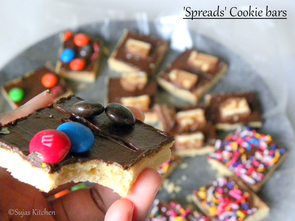 Sujas Kitchen: 'Spreads' Cookie Bars
