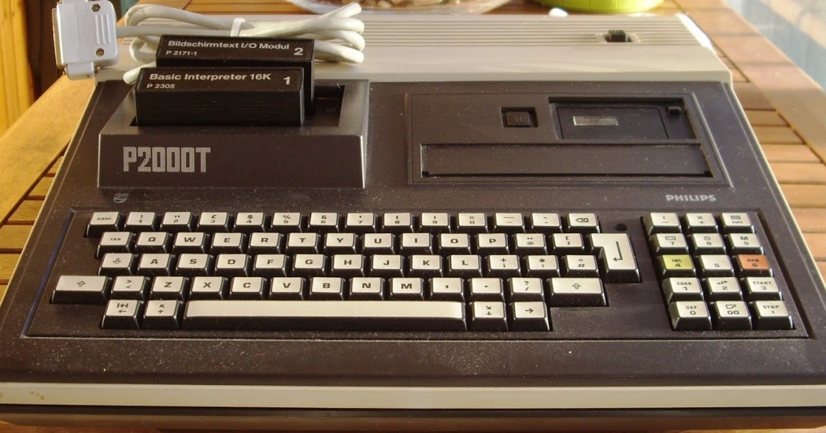 Retro Ordenadores Orty: Ordenador Philips P2000T (1981)