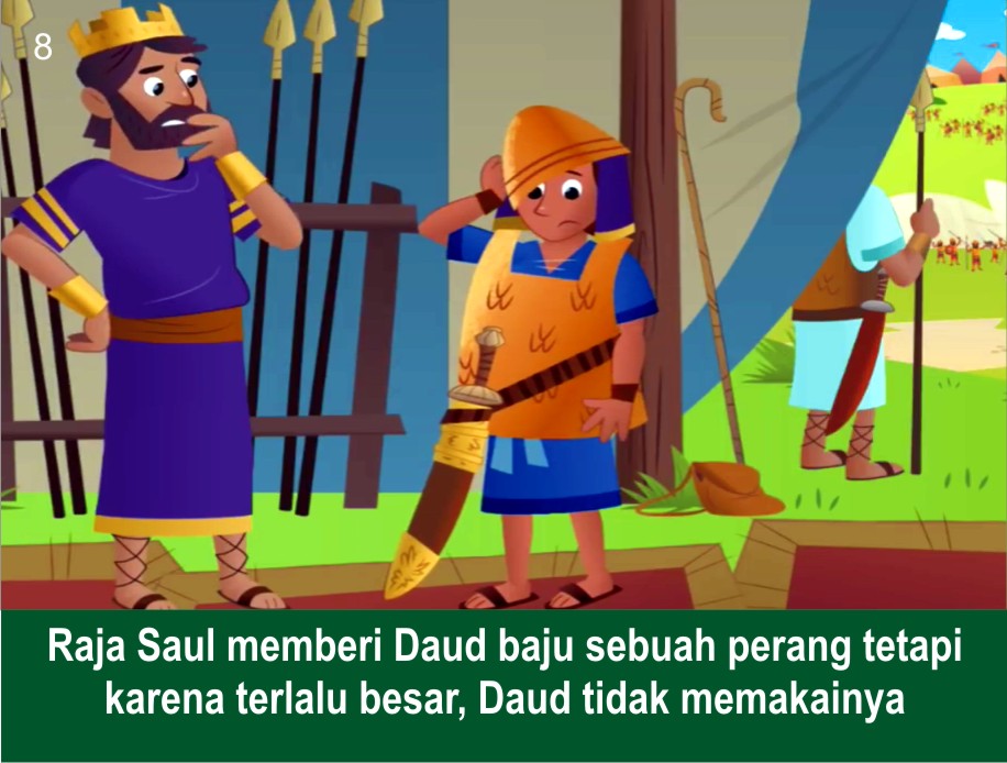Komik Alkitab Anak: Daud Melawan Goliat