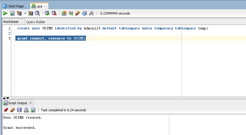 Creation of Master and Work Repository in ODI 12C & ODI 11g